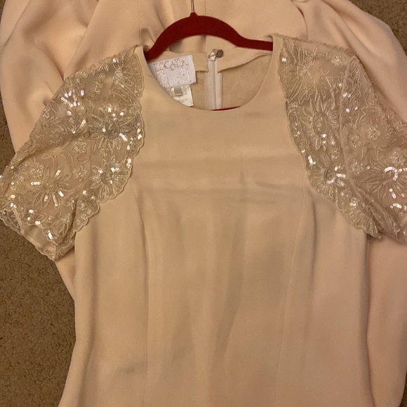 Escada | Dresses | Escada Couture Silk Stunning Hand Beading Sparkling ...